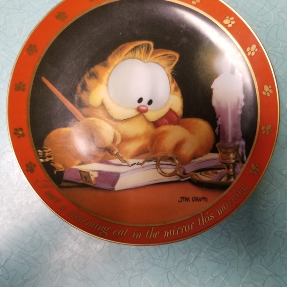 Other | Garfield Porcelain Plate | Poshmark
